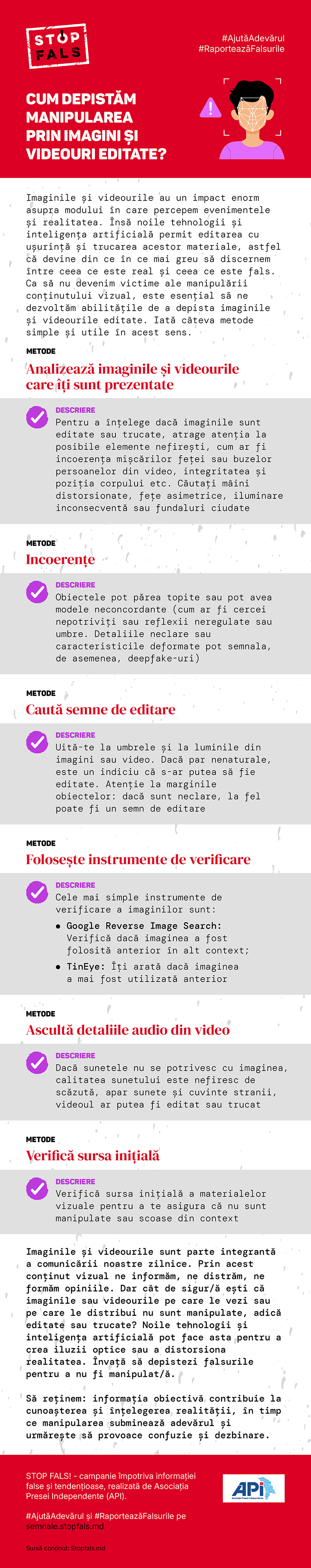 Stop Fals | CUM DEPISTĂM MANIPULAREA PRIN IMAGINI ȘI VIDEOURI EDITATE?