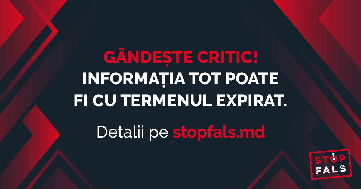 Campania împotriva informației false și tendențioase STOP FALS!